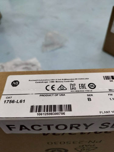 ALLEN-BRADLEY CONTROILOGIX 2 MB MEMORY CONTROLLER MODEL: 1756-L61 ราคา ...