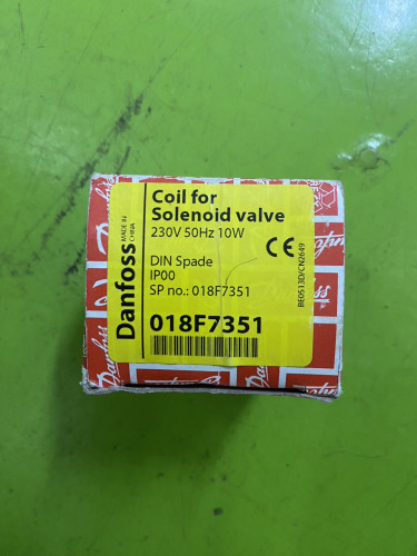 DANFOSS COIL FOR SOLENOID VALVE 230V 50HZ 10W 018F7351 ราคา 495 บาท