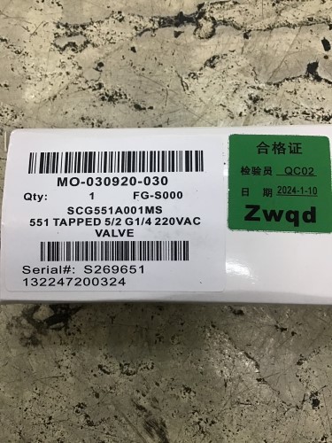 ASCO SOLENOID VALVE SCG551A001MS ราคา 5,100 บาท