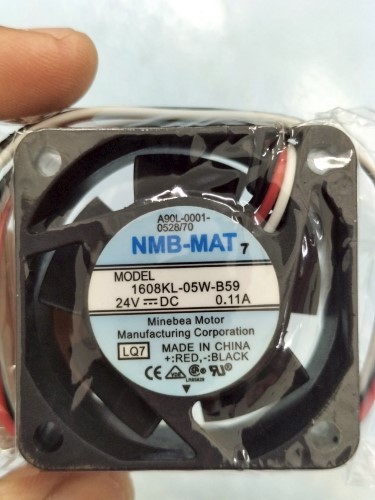 NMB-MAT FAN MODEL: 1608KL-05W-B59 24VDC 0.11A ราคา 495.00 บาท