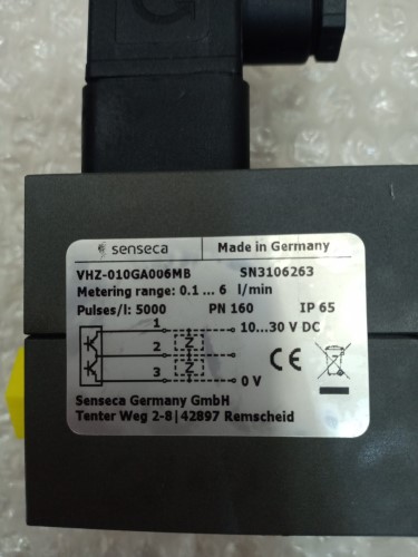 SENSECA HONSBERG FLOW METER : VHZ-010GA006MB ราคา 53,550 บาท