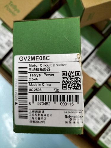 SCHNEIDER MODEL: GV2ME08 2.5-4A ราคา 928.00 บาท