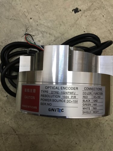 OPTICAL ENCODER UNITEC DTRE-1024 PWFJ-RESOLUTION 1024 P/R ราคา 15,200 บาท