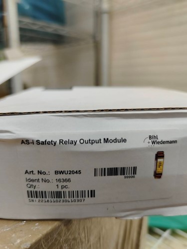 BIHL+WIEDEMANN AS-I SAFETY RELAY OUTPUT MODEL: BWU2045 ราคา 14,800 บาท
