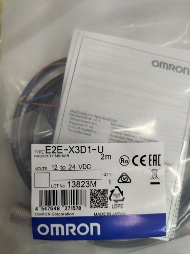 OMRON PROXIMITY SENSOR MODEL: E2E-X3D1-U ราคา 1,400 บาท