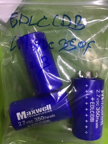 Maxwell Capacitor EDLC(DB) 2.7VDC 350F ราคา 1,500 บาท