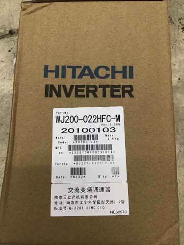 HITACHI INVERTER WJ200-022HFC-M ราคา 11,000 บาท
