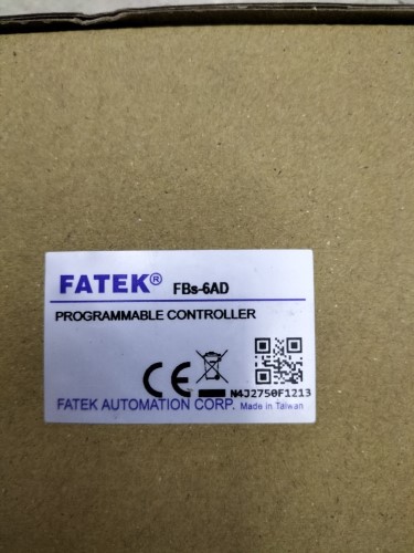 FATEK PROGRAMMABLE CONTROLLER MODEL: FBS-6AD ราคา 4,536 บาท