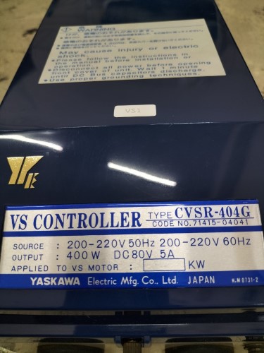 YASKAWA VS CONTROLLER CVSR-404G ราคา 41,000 บาท