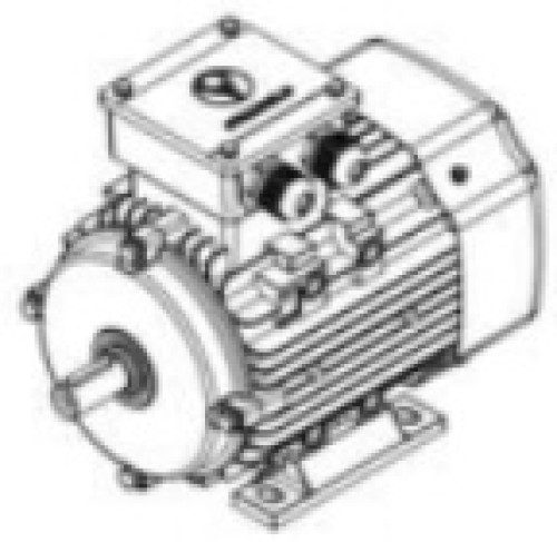 GE2 MOTOR ALUMINIUM 1.1KW 1.5HP FRAME 90S 4P. 1500RPM. FOOT B3 IE2 ราคา ...