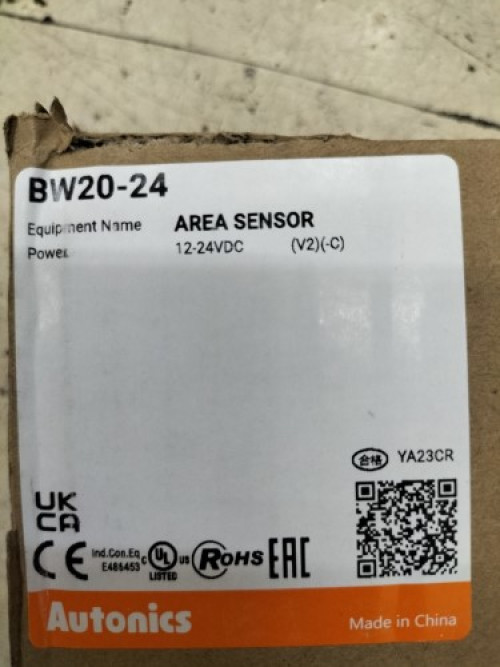 AUTONICS AREA SENSOR SAFETY BW20-24 12-24VDC ราคา 13,000 บาท