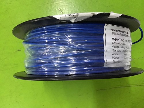 LAPP CABLE V-90HT SC 1X0.75 SQMM. DBU BLUE ราคา 6 บาท