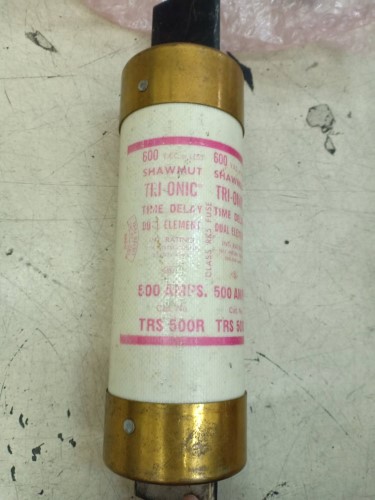 MERSEN FERRAZ SHAWMUT FUSE TRI-ONIC TRS500R 500AMPS 600VAC ราคา 5,684 บาท