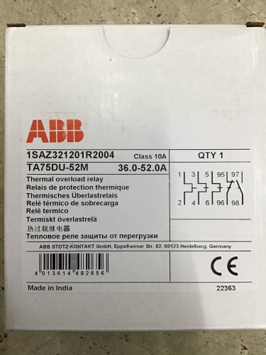 ABB TA75DU-52M ราคา 1,200 บาท