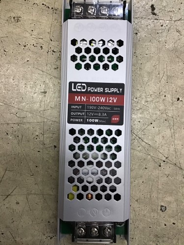 LED POWER SUPPLY MN-100W 12V ราคา 790 บาท