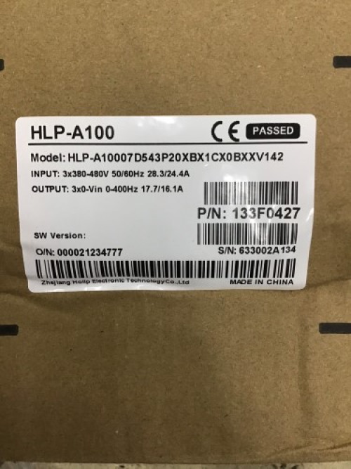 HOLIP INVERTER HLP-A10007D543 380VAC-480V ราคา 15,450 บาท