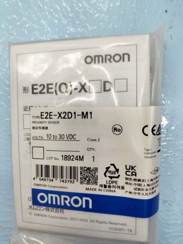 OMRON PROXIMITY SENSOR MODEL: E2E-X2D1-M1 ราคา 1,380 บาท