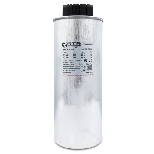 RTR MA/C/CE TER SERIES THREE PHASE CAPACITORS MODEL: C5253005TER0000 ...