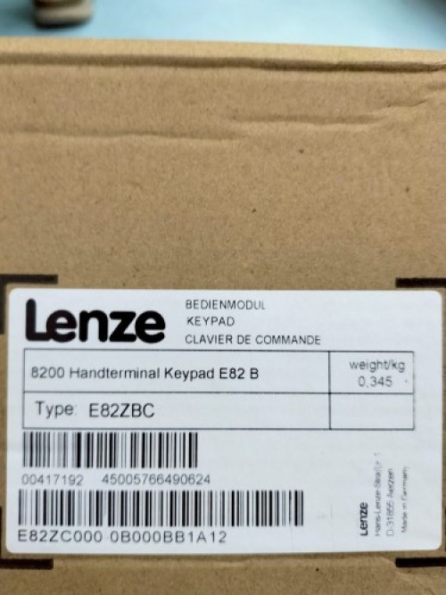 LENZ INVERTER 8200 SERIES MODEL: E82ZBC ราคา 7,350.00 บาท