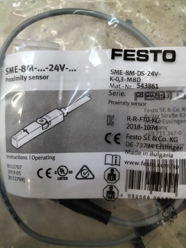 FESTO SME-8M-DS-24V-K-0,3-M8D ราคา 3,800 บาท