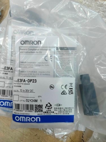 OMRON PHOTOELECTRIC SENSOR MODEL: E3FA-DP23 10-30VDC ราคา 1,150.00 บาท