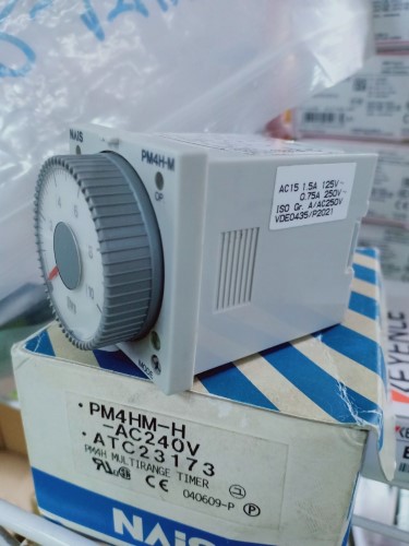NAIS MULTIRANGE TIMER MODEL: PM4HM-H-AC240V ราคา 5,782.00 บาท