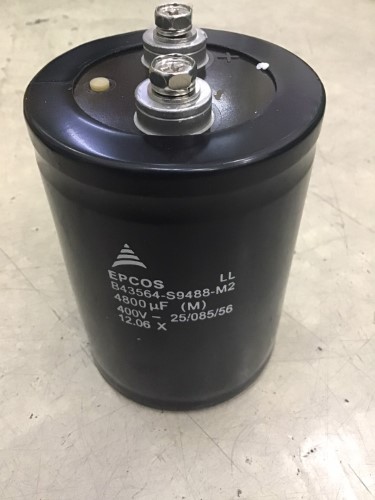 EPCOS 4800UF 400V (H10.5CM. DIA 7.5CM.) B43564-S9488-M2 ราคา 2,900 บาท