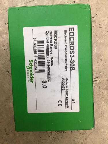 SCHNEIDER EOCR-DS3-30S ราคา 2600 บาท