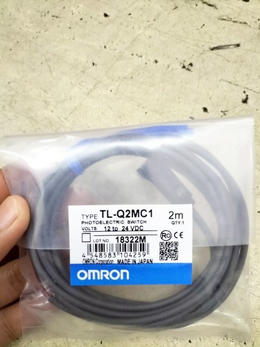 OMRON PHOTOELECTRIC SWITCH MODEL: TL-Q2MC1 2M 12-24VDC ราคา 400.00 บาท
