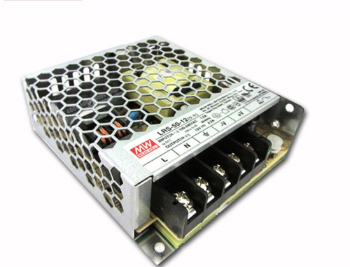 MEAN WELL LRS-50-12 : 50W Power Supply Single O/P 12V 4.2A ราคา322บาท
