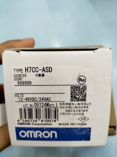 OMRON COUNTER MODEL: H7CC-ASD 12-48VDC/24VAC ราคา 3,755 บาท