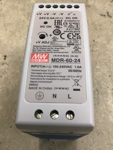 MEAN WELL MDR-60-24 100-240VAC ราคา 880 บาท