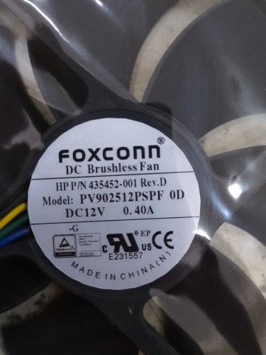 FOXCONN DC BRUSHLESS PV902512PSPF DC12V 0.40A ราคา 850 บาท