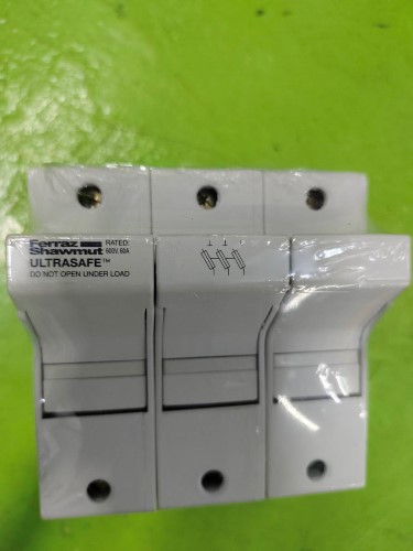 US6J3 FERRAZ SHAWMUT FUSE HOLDER ULTRASAFE 600VAC 600VDC CLASS J 60A 3 ...