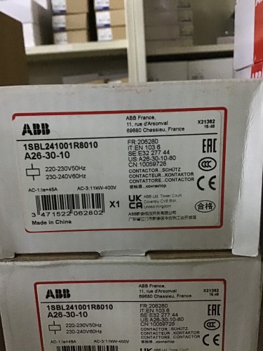 ABB A26-30-10 220VAC ราคา 1,536 บาท