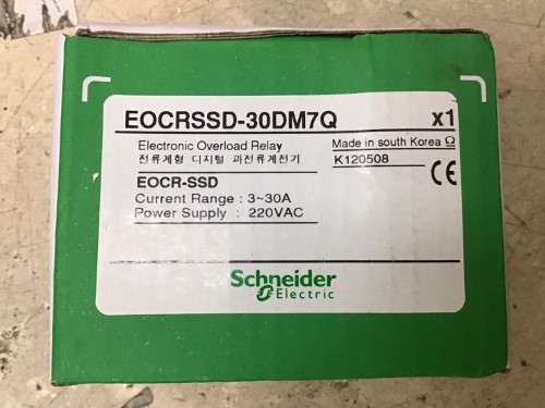 SCHNEIDER EOCR-SSD-30 ราคา 3800 บาท