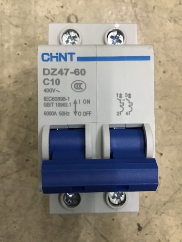 CHINT DZ47-60 2P C10 10A ราคา 850 บาท