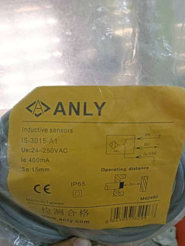 ANLY INDUCTIVE SENSORS MODEL: IS-3015-A1 24-250VAC 400MA ราคา 1,460.00 บาท