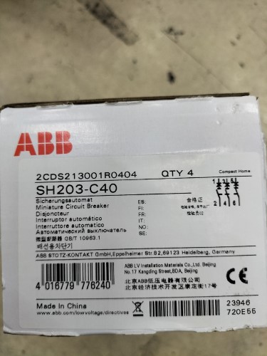 ABB MODEL: SH203-C40 3P ราคา 894.40 บาท