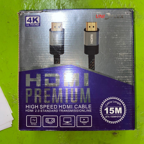 HDMI CABLE 4K 15M. ราคา 290 บาท