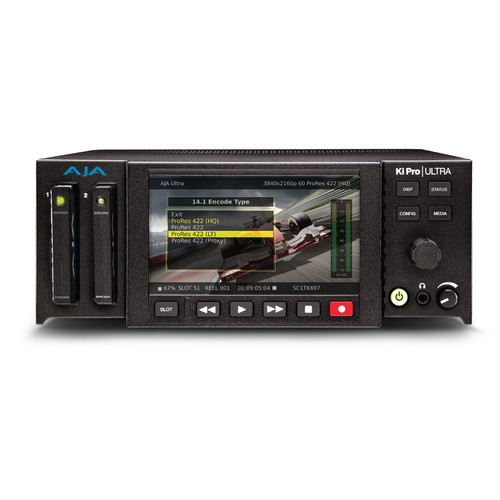 AJA Ki Pro Ultra 4K/UltraHD 3G-SDI/HDMI Recorder Player Monitor
