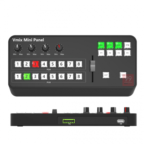 Vmix Mini Panel (Tally Output Version)