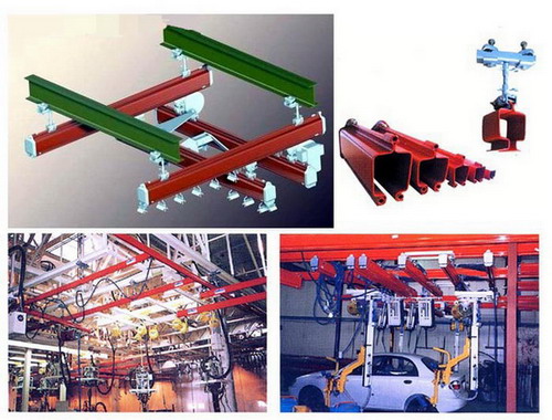 KHC Track Rail Overhead Crane แบบรางแขวน