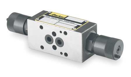 PARKER Flow Control Valve, Sandwich, D03, 20 GPM Model:FM2DDKN