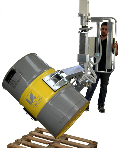 Manibo Manipulator เครื่องฃ่วยยกถังน้ำมัน 200 ลิตร แบบแขนกล 450 kg.