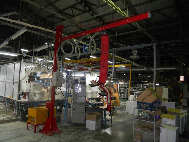 Fix Pillar jib crane VL160/30 Vaculex Vacuum lifter เครื่องช่วยยกกล่อง ...