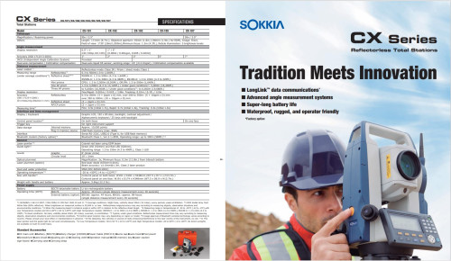 กล้อง TOTAL STATION SOKKIA รุ่น CX-107F สภาพ 95 เปอร์เซ็นต์