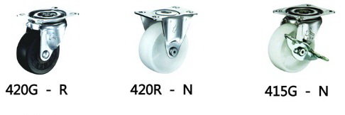 ลูกล้อแฮมเมอร์, ล้อแฮมเมอร์, Hammer Caster(420G, 420R, 415G)
