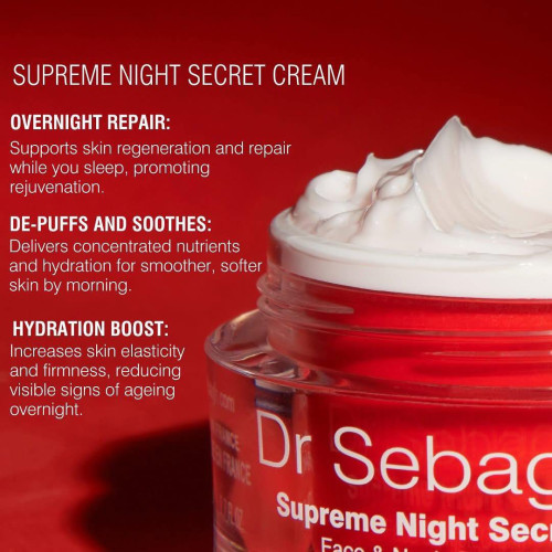 Dr Sebagh Supreme Night Secret ไนท์ครีมฟื้นฟูผิวตอนกลางคืน