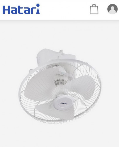 พัดลมโคจร 18 นิ้ว ฮาตาริ ระบบควบคุมการส่าย HE-C18M1 HATARI